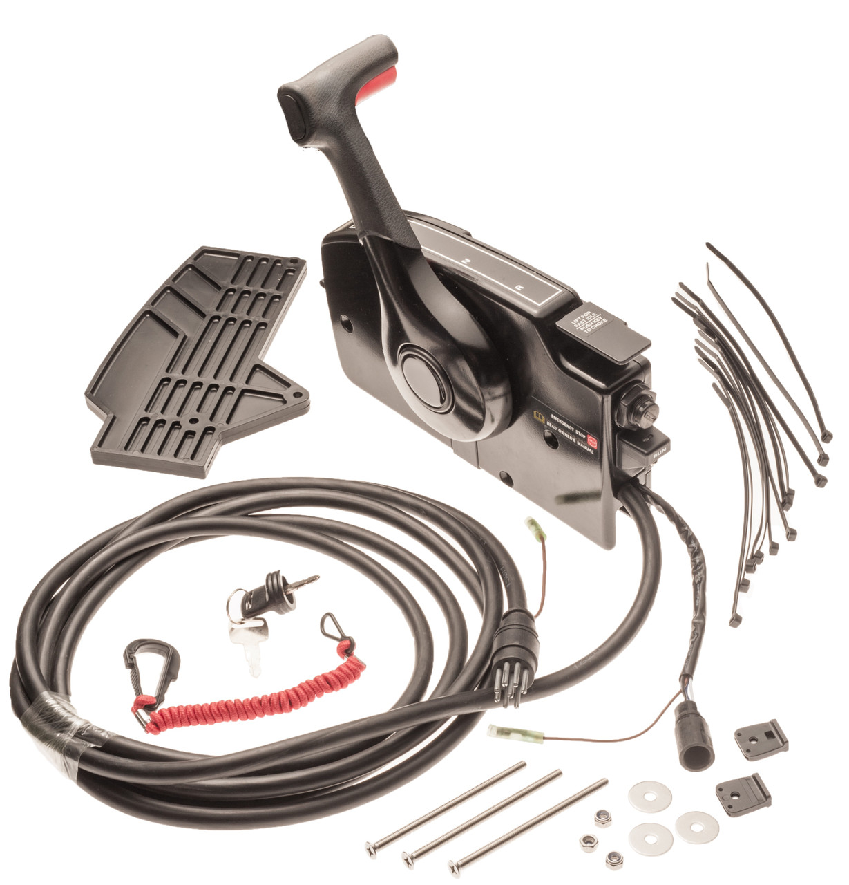 Mercury Out Board Side Mount Remote Control Box Non Power Trim 8 Pin ...