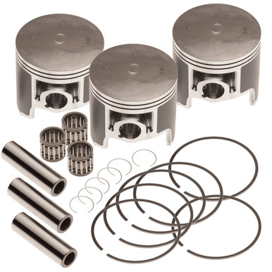 Triple Piston Kit for Yamaha 1100 Wave Raider Venture Exciter 220 .50MM ...
