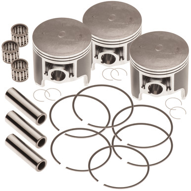 Triple Piston Kit for Yamaha 1100 Wave Raider Venture Exciter 220 1 ...