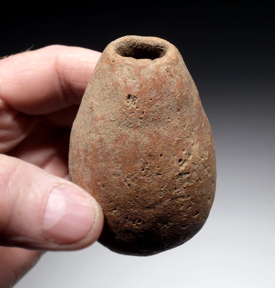 SMALL AFRICAN NEOLITHIC ANCIENT CERAMIC SEED JAR FROM THE WEST SAHEL ...