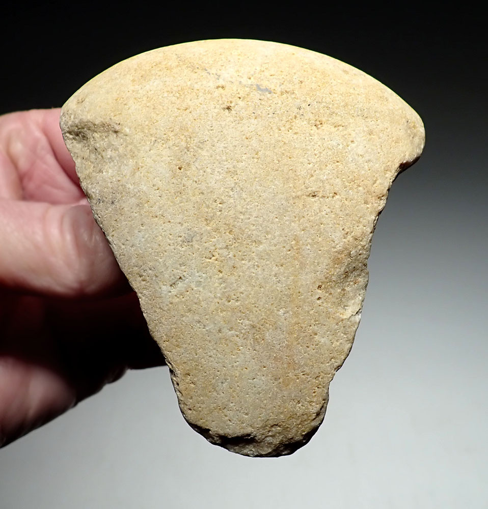RARE EUROPEAN OLDOWAN POINTED PEBBLE AXE SHOWING EVOLVING HUMAN TOOL ...