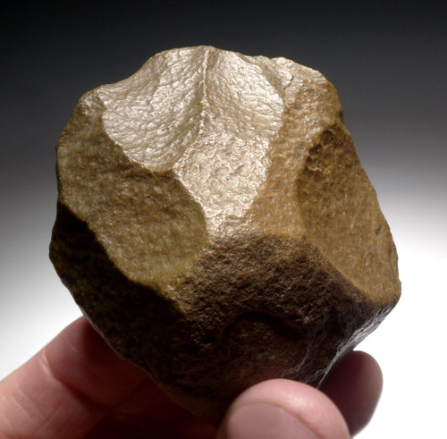 LOWER PALEOLITHIC OLDOWAN PEBBLE CHOPPER AXE FROM AFRICA - FIRST HUMAN ...