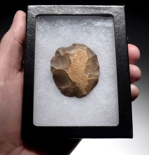 MIDDLE STONE AGE ATERIAN TURTLE BACK DISCOIDAL SCRAPER FROM PREHISTORIC ...