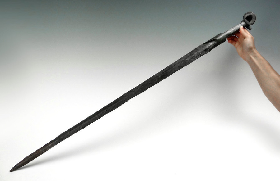 LARGEST LURISTAN SWORD ANCIENT NEAR EASTERN BRONZE