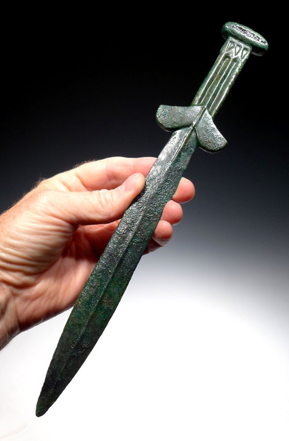 BRONZE SCYTHIAN AKINAKES DAGGER ACINACES WEAPONS