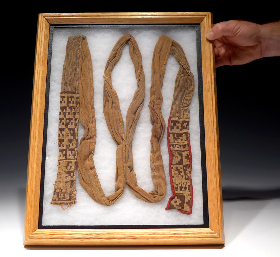 PRE-COLUMBIAN ANCIENT GARMENT CLOTH TEXTILE FABRIC