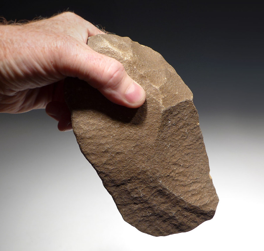 AFRICAN CLEAVER HAND AXE STONE AGE TOOL