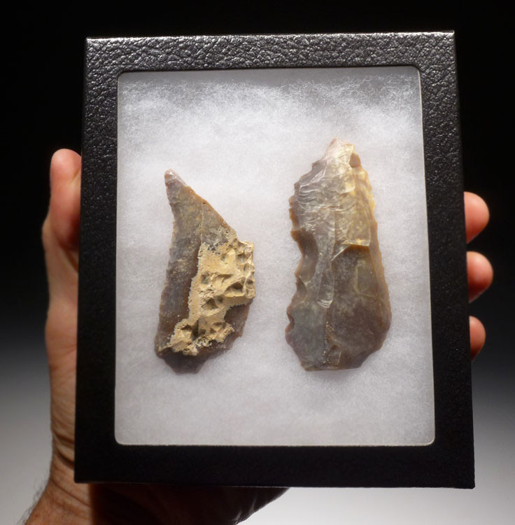 CAPSIAN NEOLITHIC SAW FLAKE KNIFE TOOLS