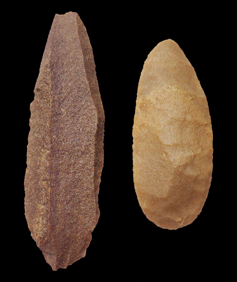 TWO TENERIAN AFRICAN NEOLITHIC FLAKED BLADES FROM THE PEOPLE OF THE ...