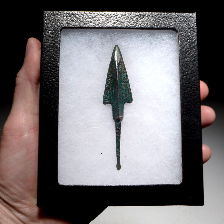 FINEST RARE ANCIENT NEAR EASTERN BRONZE DELTA BROADHEAD ARROWHEAD FOR ...