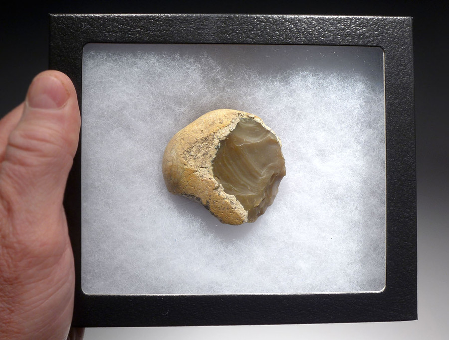 SUPERB RARE OLDOWAN PEBBLE SCRAPER TOOL FROM BRITAIN'S FAMOUS ...