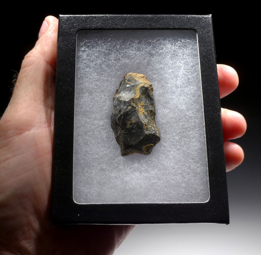 NEANDERTHAL MOUSTERIAN BORER AND SIDE SCRAPER DOUBLE FLAKE TOOL FROM ...
