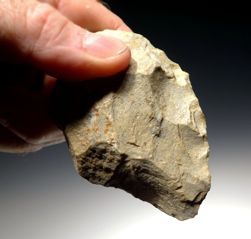 NEANDERTHAL BIFACE HAND AXE FROM A FAMOUS MEGALITH SITE IN FRANCE *M322 ...