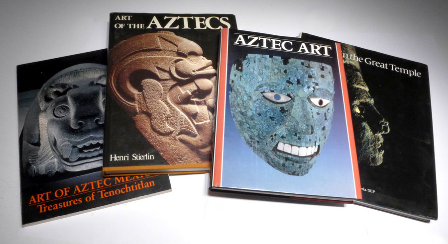 AZTEC HISTORY AND AZTEC PRECOLUMBIAN ART AND ARCHAEOLOGY BOOKS