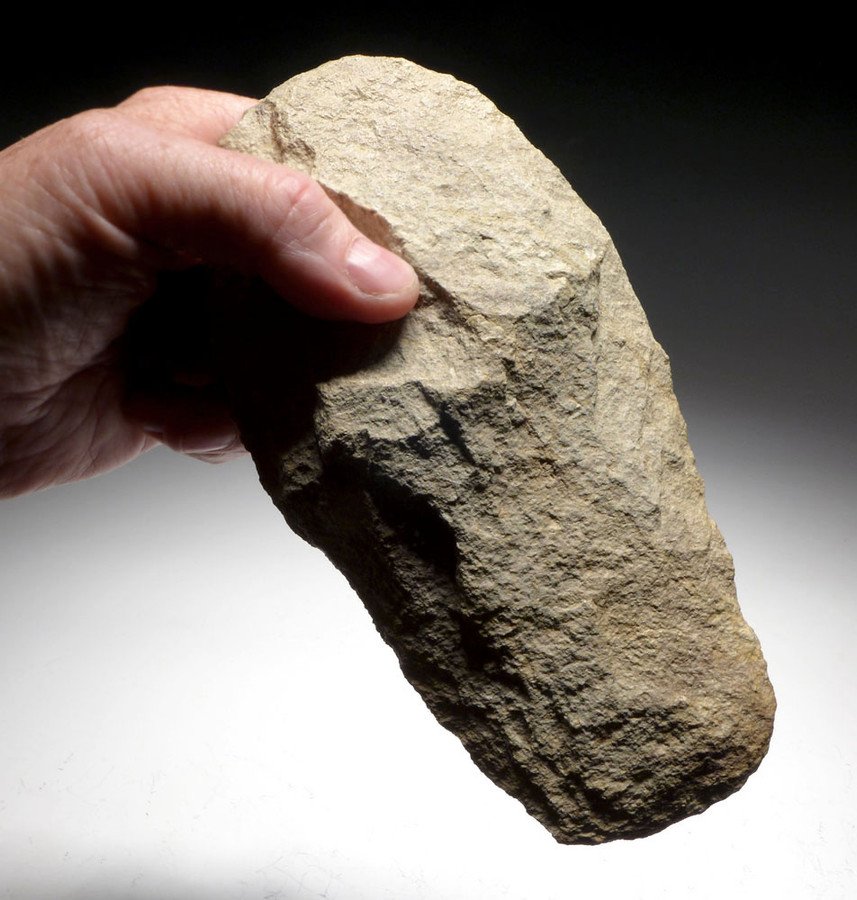 LARGE EAST AFRICA RHYOLITE ACHEULEAN CLEAVER HAND AXE *ACH448 - TIME ...