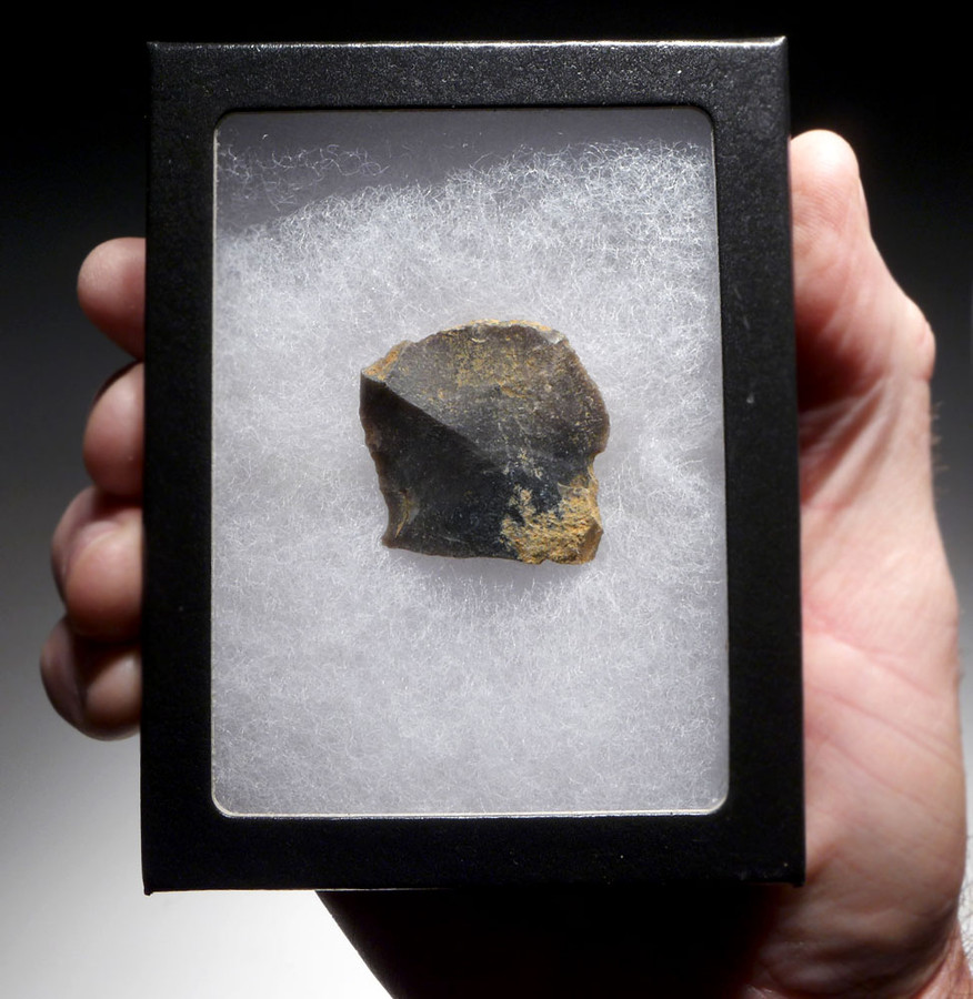 NEANDERTHAL FLINT MOUSTERIAN SIDE SCRAPER FLAKE TOOL FROM DORDOGNE ...