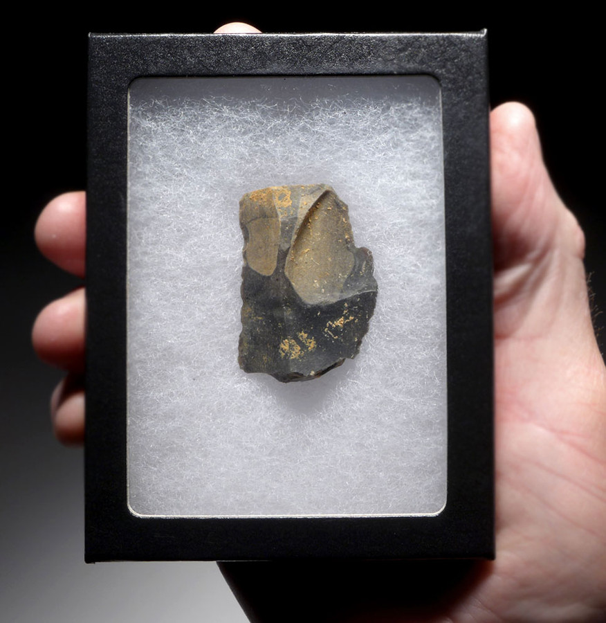 NEANDERTHAL FLINT MOUSTERIAN SIDE SCRAPER FLAKE TOOL FROM DORDOGNE ...