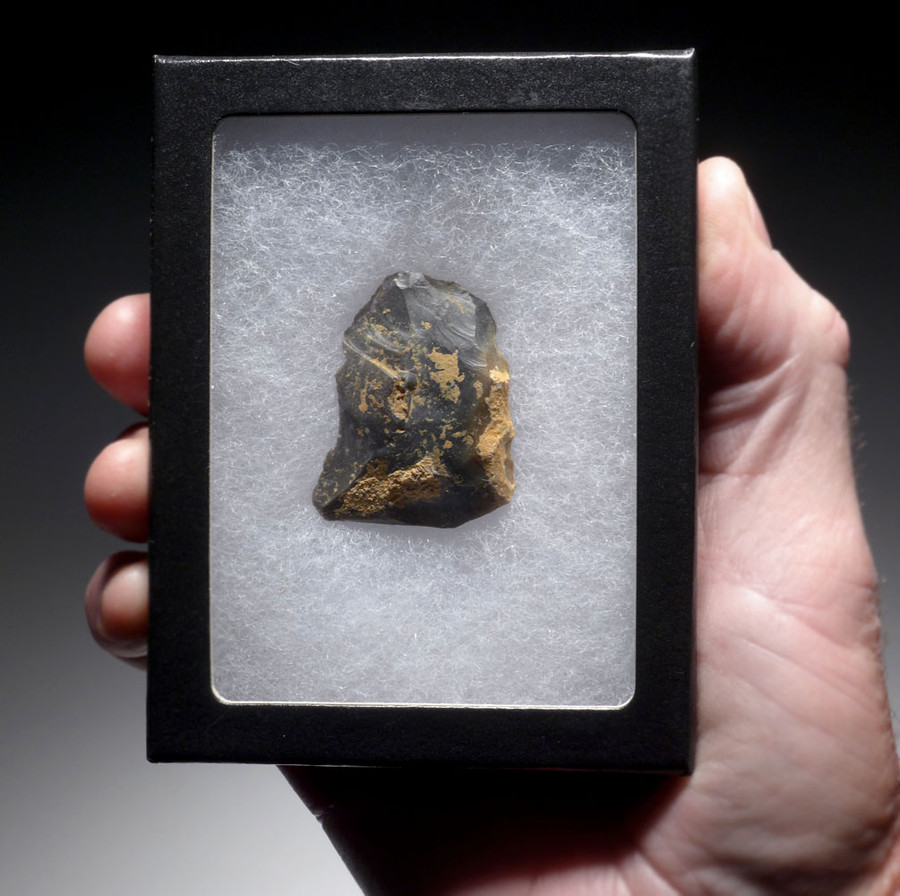 NEANDERTHAL FLINT SIDE SCRAPER MOUSTERIAN FLAKE TOOL FROM DORDOGNE ...