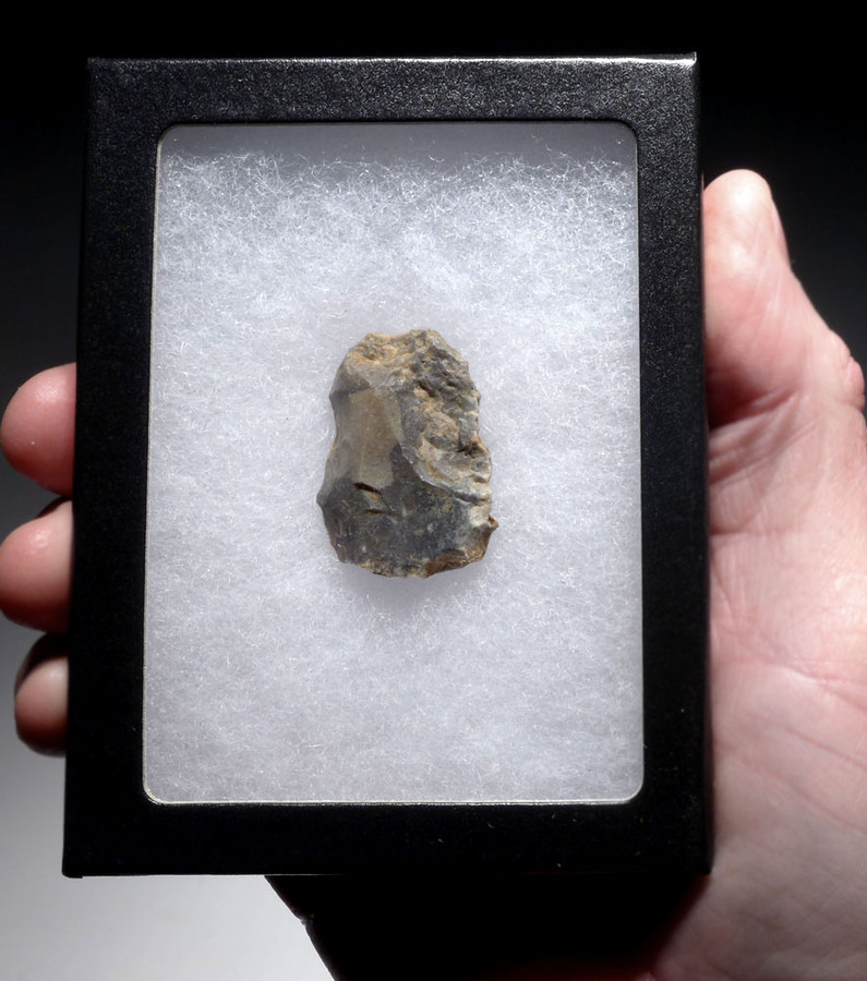 NEANDERTHAL FLINT SIDE SCRAPER MOUSTERIAN FLAKE TOOL FROM DORDOGNE ...