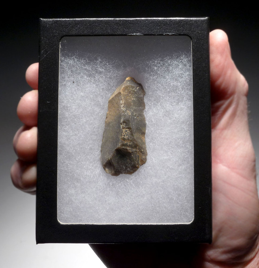 NEANDERTHAL FLINT SIDE SCRAPER MOUSTERIAN FLAKE TOOL FROM DORDOGNE ...