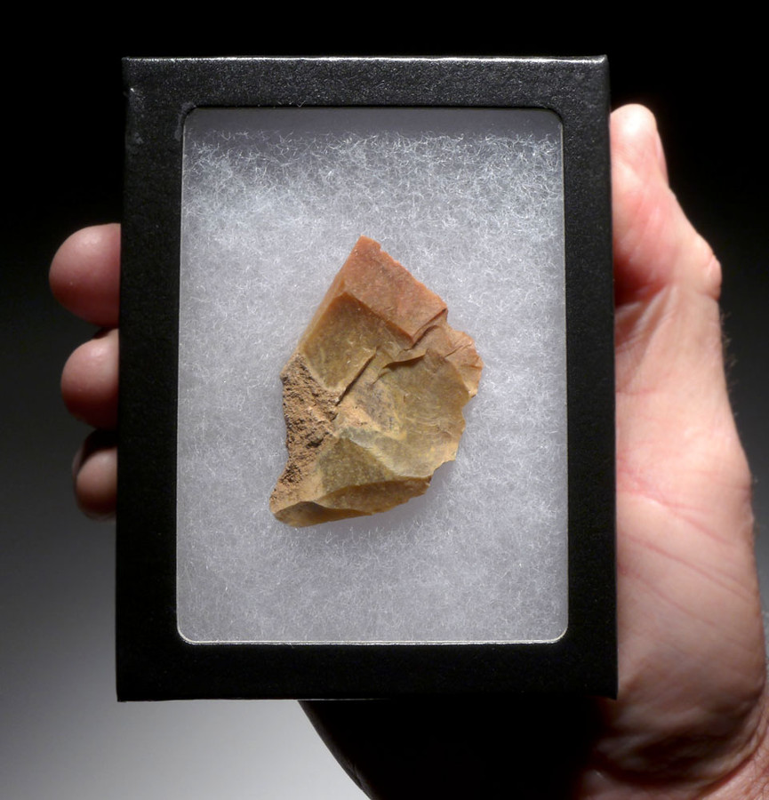 NEANDERTHAL FLINT SIDE SCRAPER MOUSTERIAN FLAKE TOOL FROM DORDOGNE ...