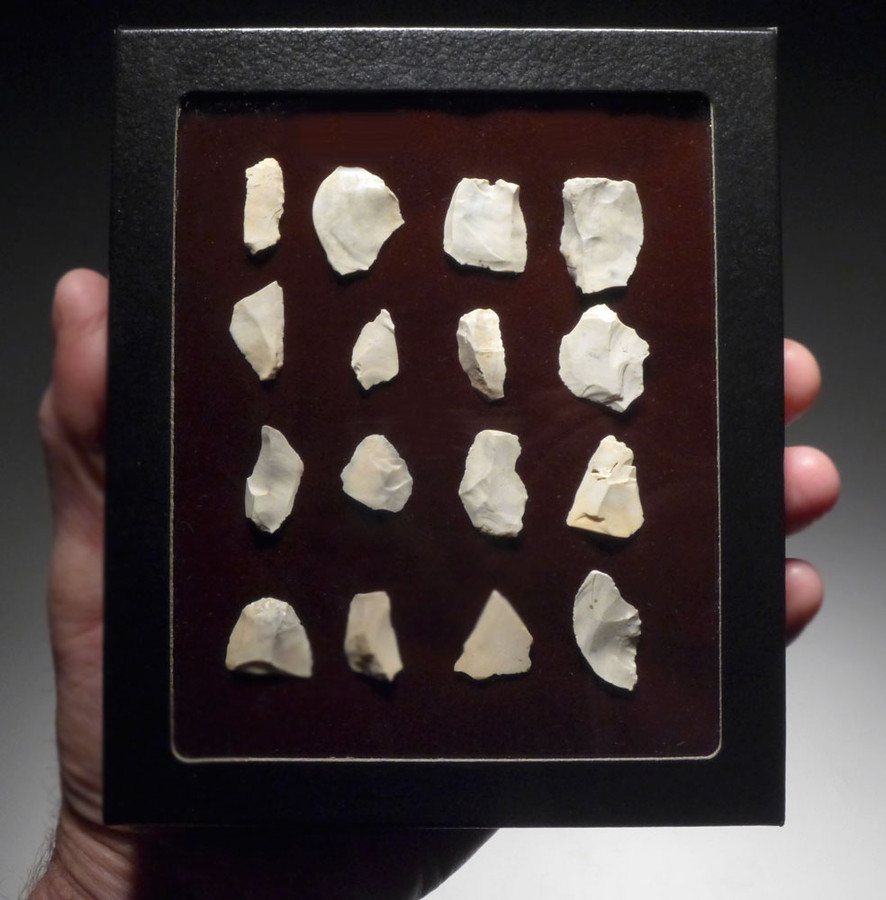 RARE MESOLITHIC FLAKE AND BLADE TOOLS FROM SAUVETERRIAN CULTURE HUNTER ...