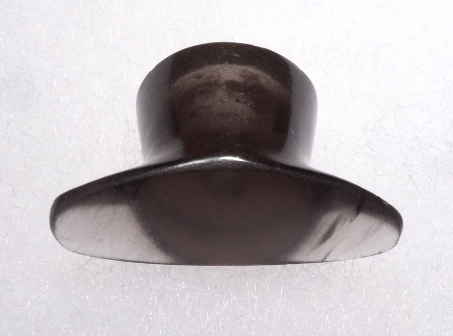 PRE-COLUMBIAN AZTEC TRANSLUCENT OBSIDIAN LIP PLUG LABRET WITH THE ...