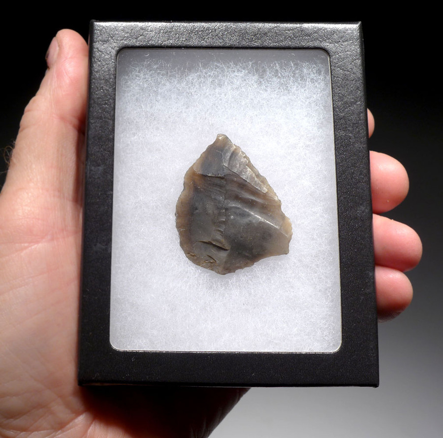 RARE BRITISH MESOLITHIC FLINT PROJECTILE POINT SPEARHEAD FROM SUSSEX ...