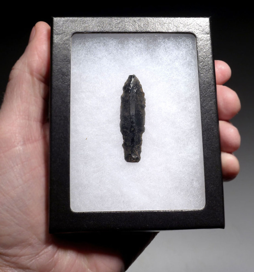 UNIQUE MAYAN OBSIDIAN ARROWHEAD MADE ON A PRISMATIC BLADE *PC509 - TIME ...