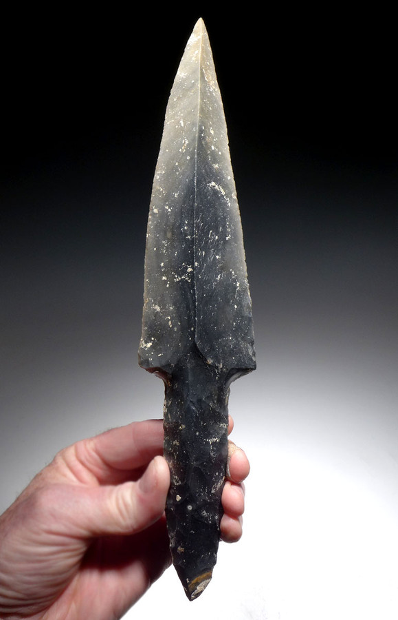 MUSEUM-CLASS LARGEST 12+ INCH MAYAN PRE-COLUMBIAN STONE MACRO BLADE ...