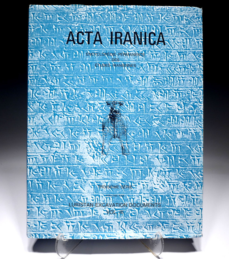 ACTA IRANICA LURISTAN EXCAVATIONS DOCUMENTS VOLUME III BOOK *BK48 ...