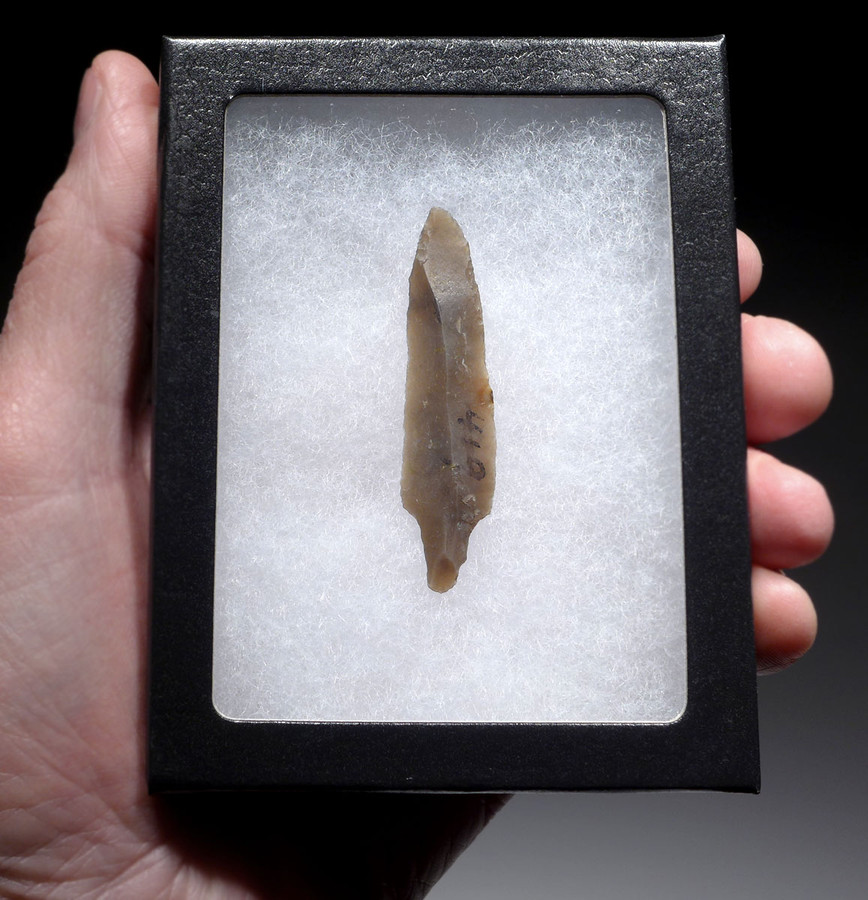 RARE FLINT FUNNELBEAKER NEOLITHIC TANGED ARROWHEAD FROM DENMARK *N277 ...