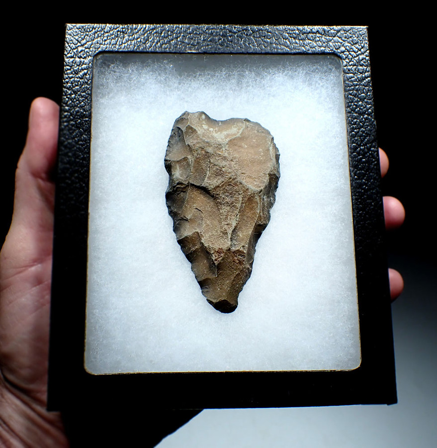 MIDDLE STONE AGE BASALT HAND AXE FROM NORTH AFRICA *AT175 - TIME VAULT ...