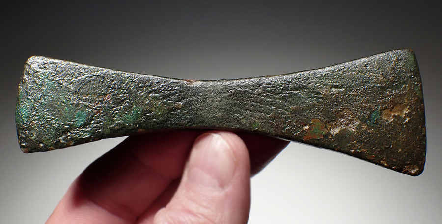 ANCIENT BRONZE SMALL CARVING AXE FROM BRONZE AGE NEAR EAST LURISTAN ...
