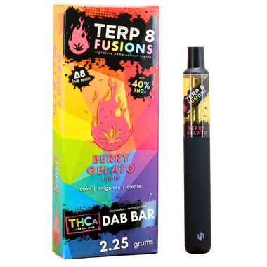 2.25-Gram Berry Gelato THCA + D8 Live Resin Disposable Dab Bar | Terp 8 ...