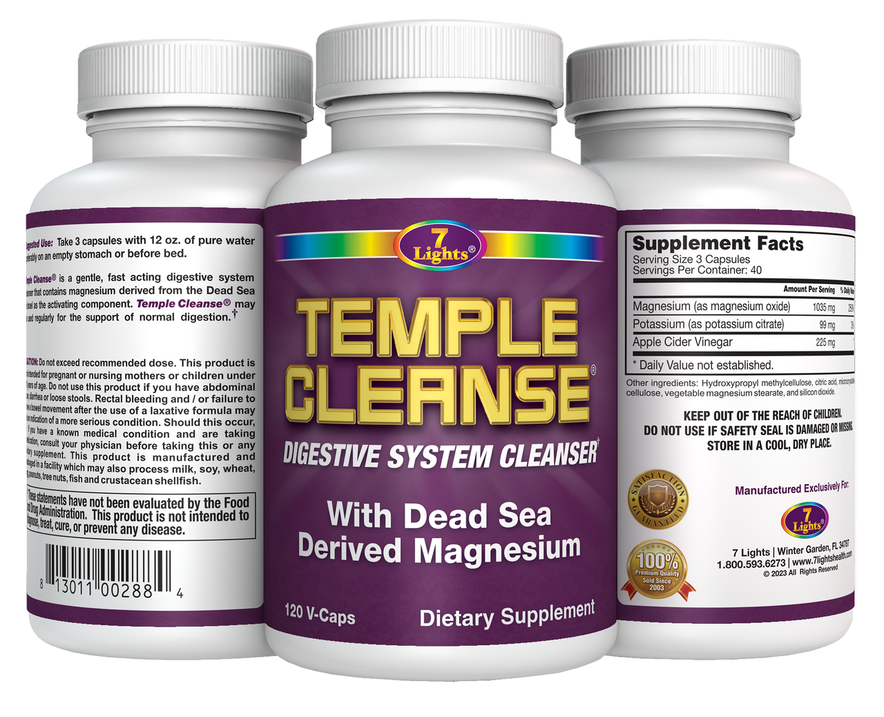 7 Lights Temple Cleanse, best selling colon cleanse, most effective ...