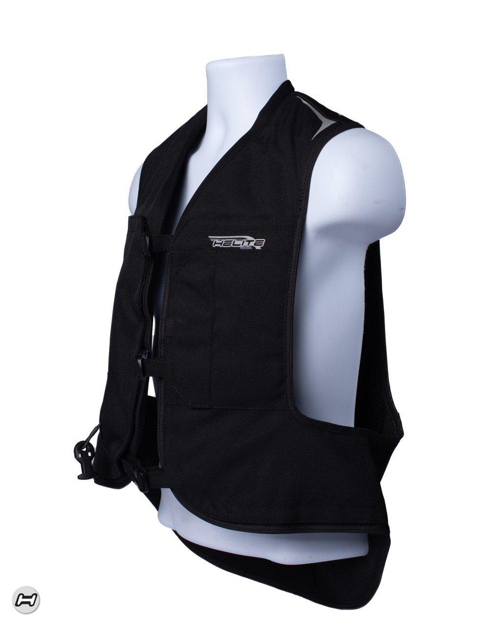 Helite Black Airbag Vest Turtle 2 Technology