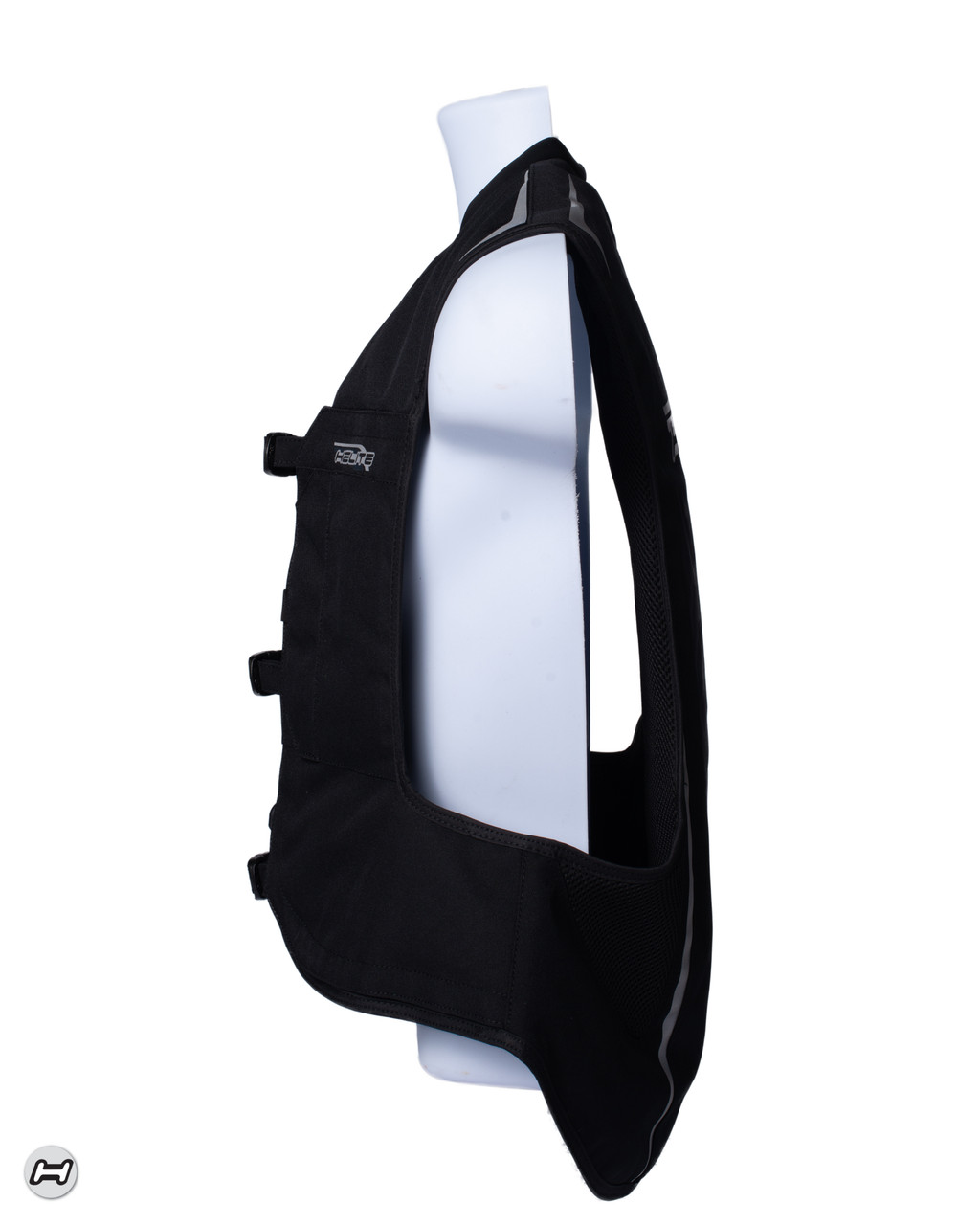 Helite Black Airbag Vest Turtle 2 Technology