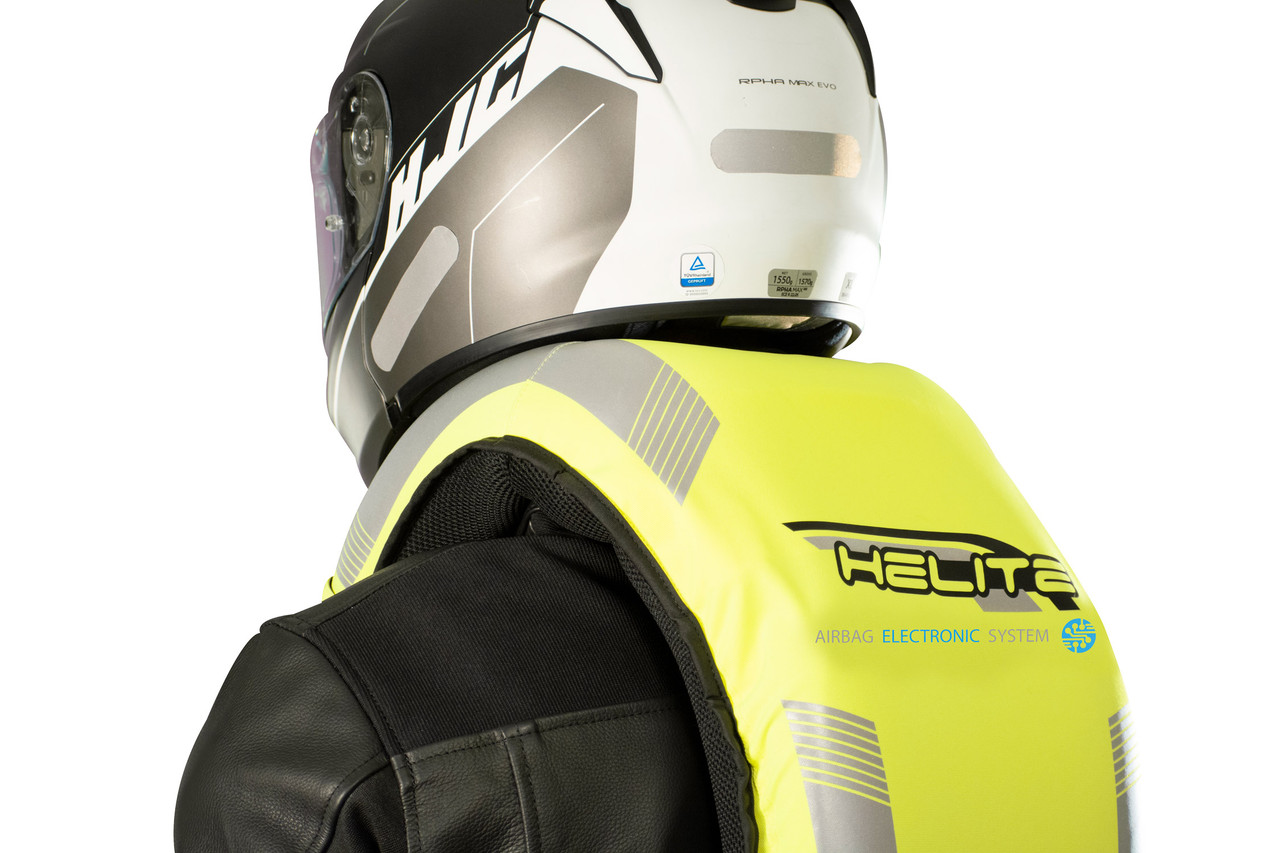 Helite Black Airbag Vest Turtle 2 Technology