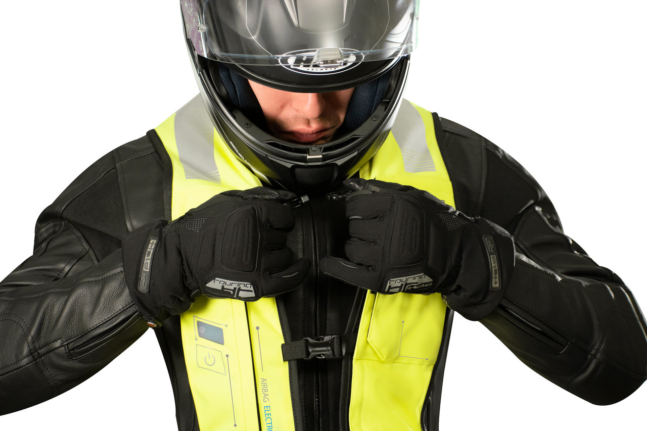 Helite Black Airbag Vest Turtle 2 Technology