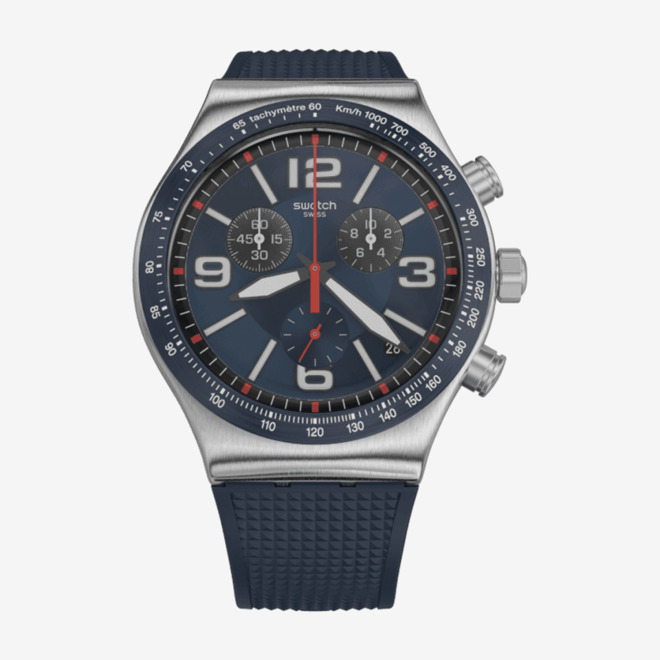 Reloj Swatch Blue Grid - Castejón Joyeros