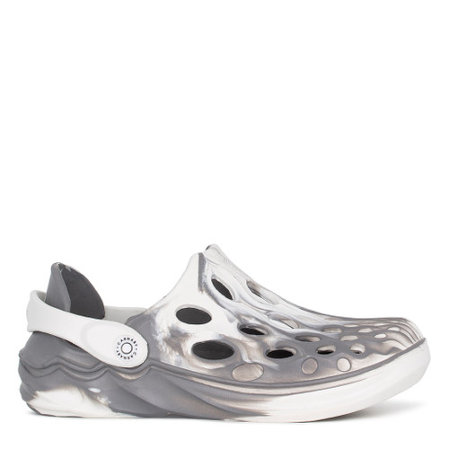 White and Gray Amphibian Sandals | TJ COLLECTION