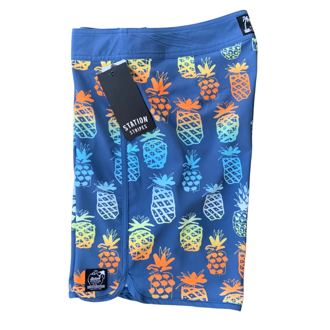 Pineland Boardshort - Station Stripes