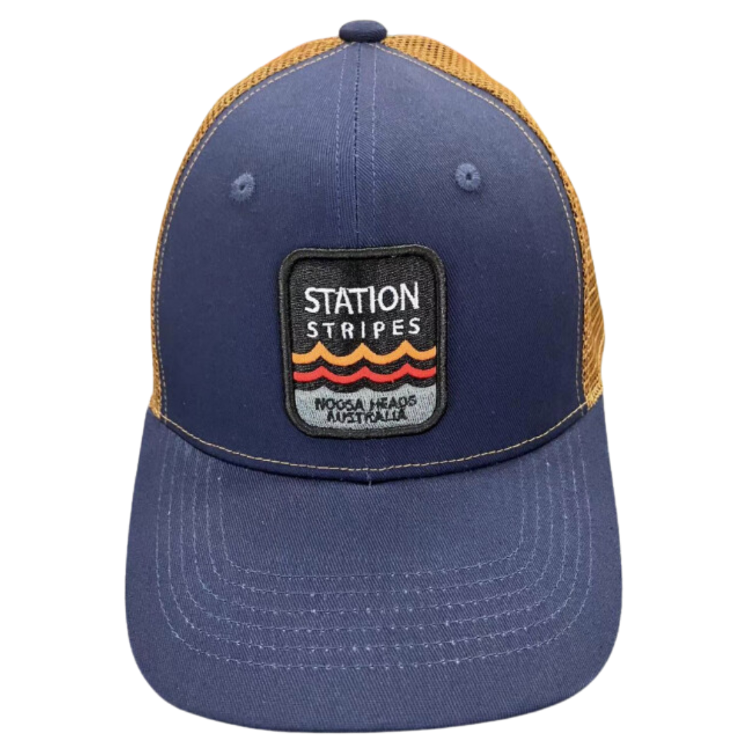 Waveline Boys Cap - Station Stripes