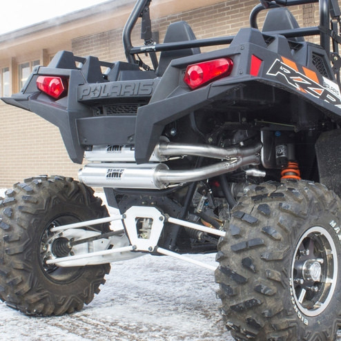 Polaris RZR XP 900 Performance Series Dual Full Exhaust System by HMF
