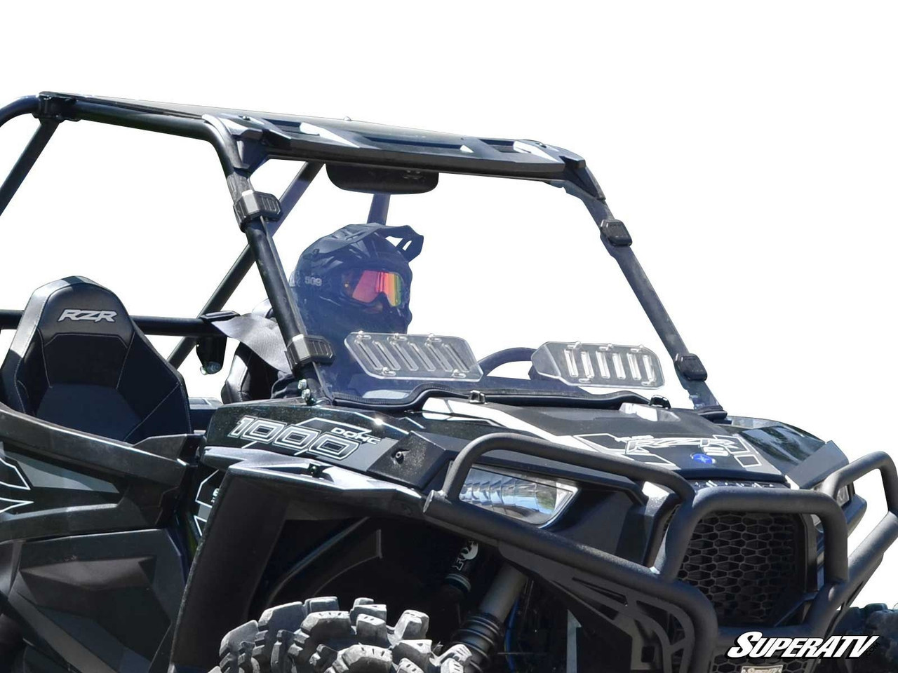 Polaris RZR XP 1000 Vented Windshield (Scratch Resistant) by SuperATV