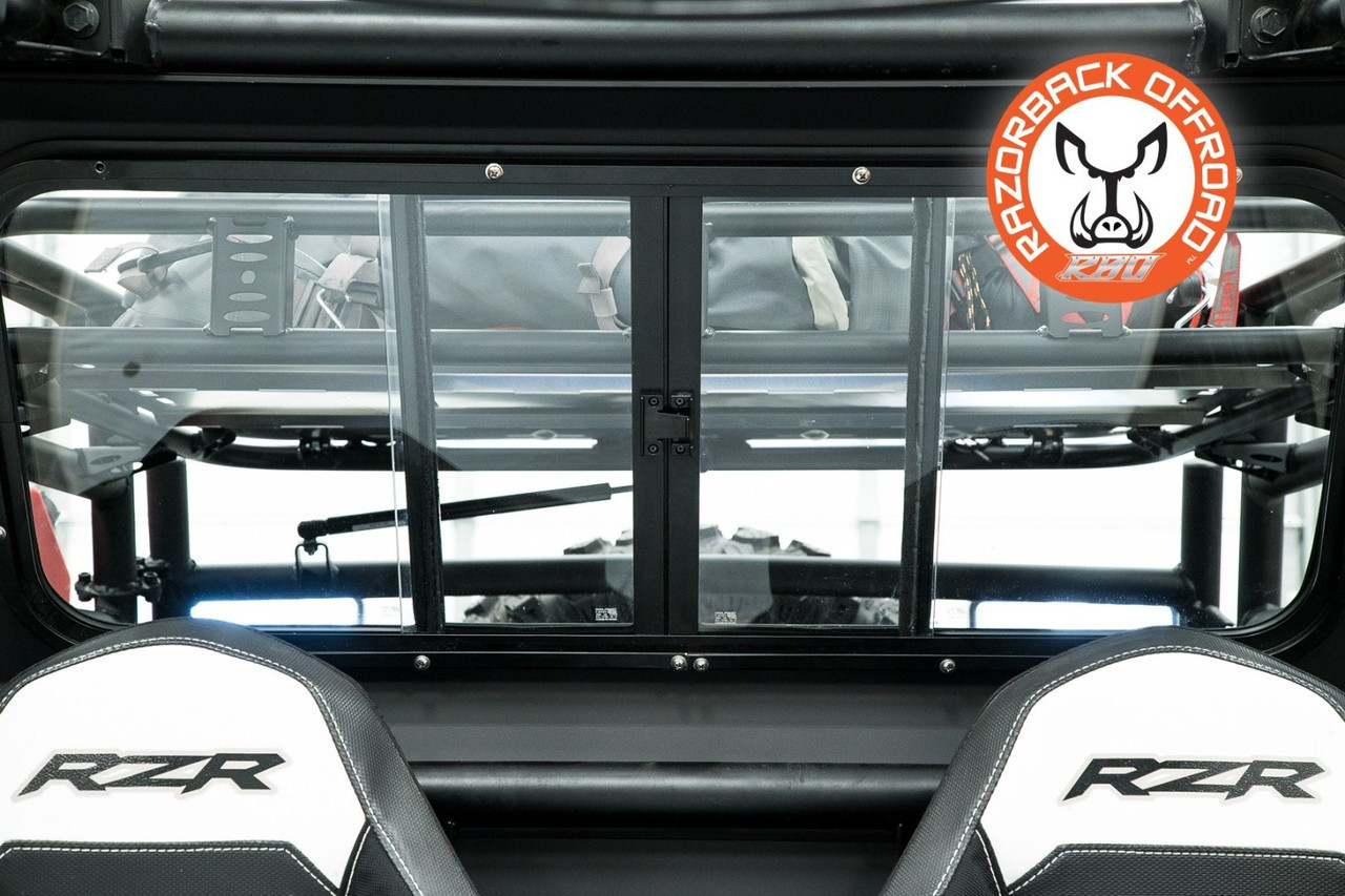 Polaris RZR 900/S 1000 Rear Sliding Window by RazorBack Offroad