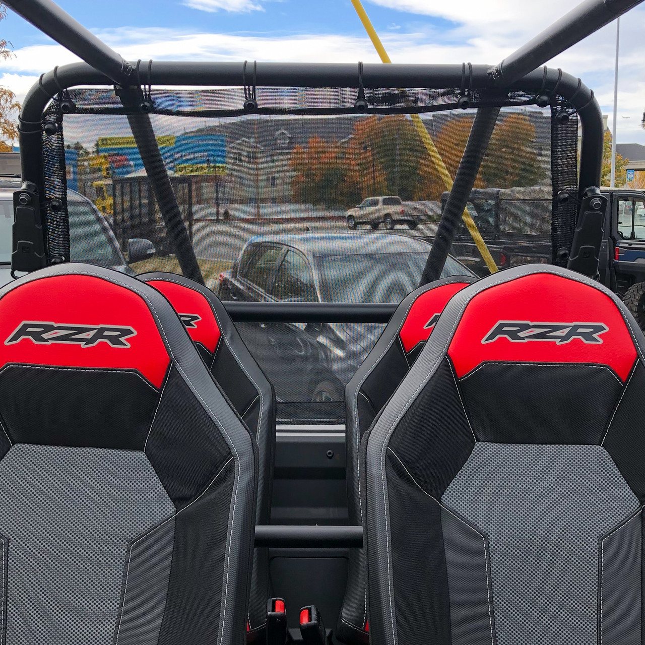 Polaris RZR S Black Rear Window by Motoroof