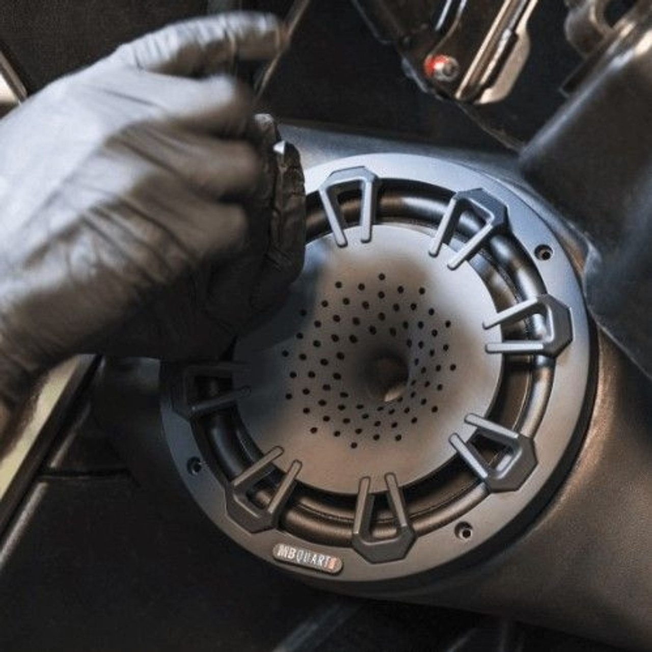 Polaris Rzr Front Lower Speaker Kit By Mb Quart