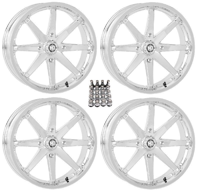 Polaris RZR 20" Chrome Hd10 Atv Wheels/Rims by STI Setof4xSTHD10CH20X7-5FS